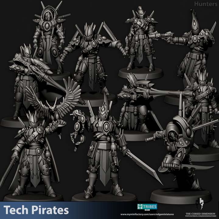 3D Printable Space Pirates Kill Team - Tech Pirates - 28mm by Edge ...