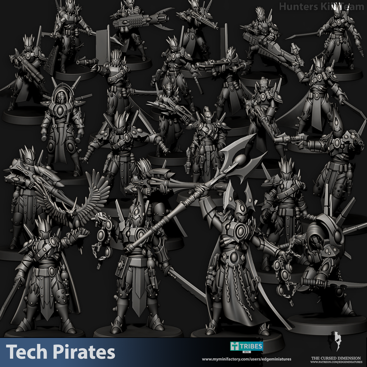 3D Printable Space Pirates Kill Team - Tech Pirates - 28mm by Edge ...