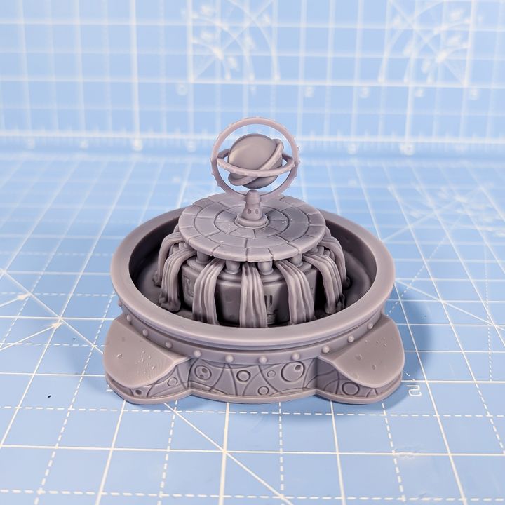 3D Printable Celestial Fountain by World Forge Miniatures
