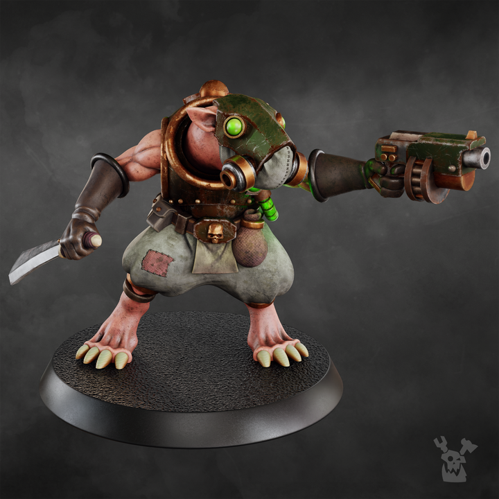 3D Printable Miner Rat by dakkadakka.store