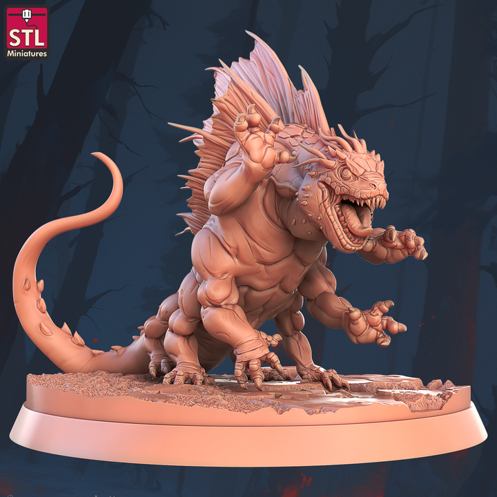 3D Printable Basilisk Set by STL Miniatures