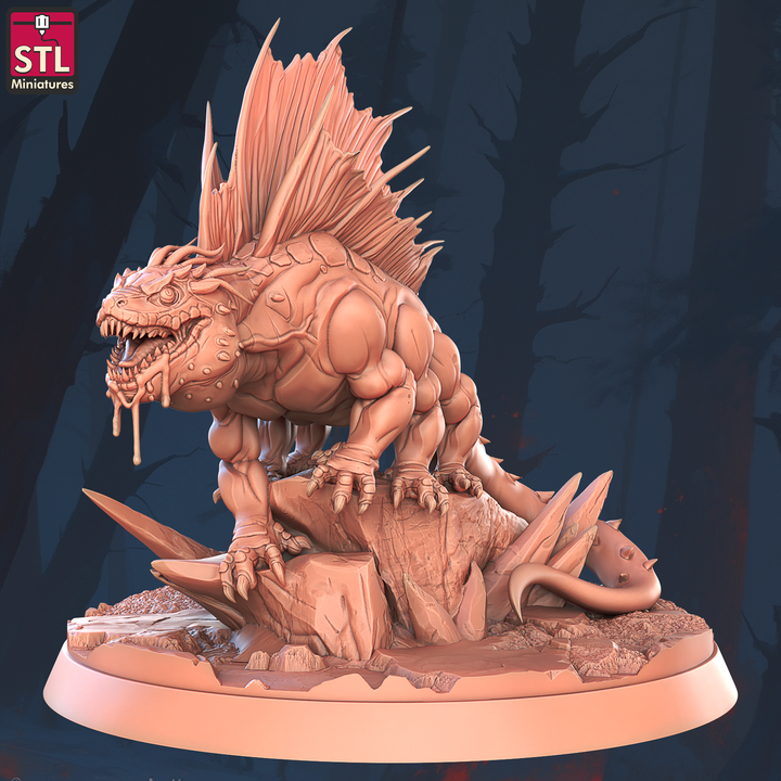 3D Printable Basilisk Set by STL Miniatures