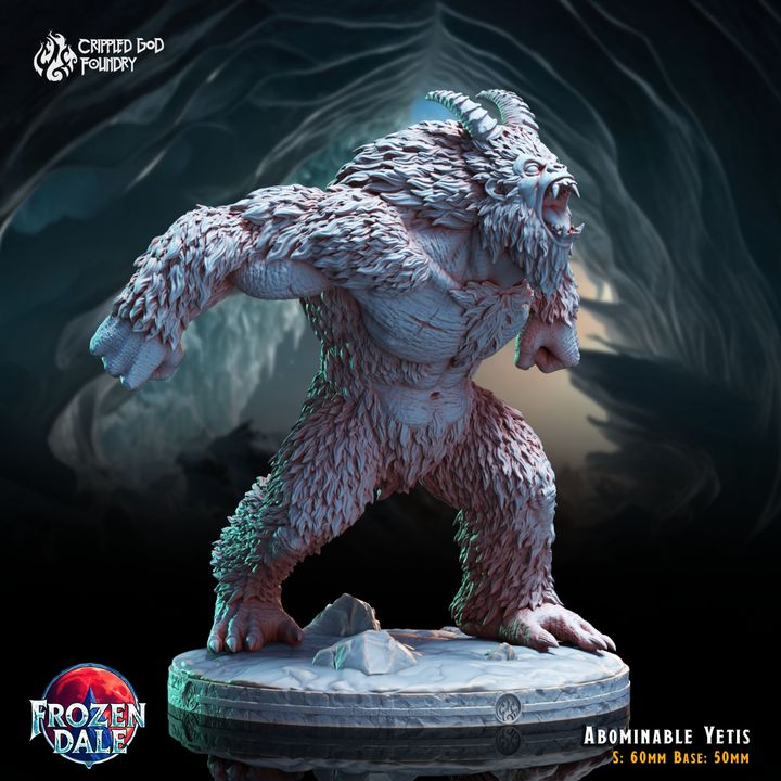 3D Printable Abominable Yetis by Crippled God Foundry