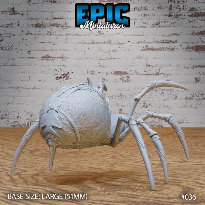 3D Printable Giant Spider Mount Attacking / Arachnid / Evil Crawler ...