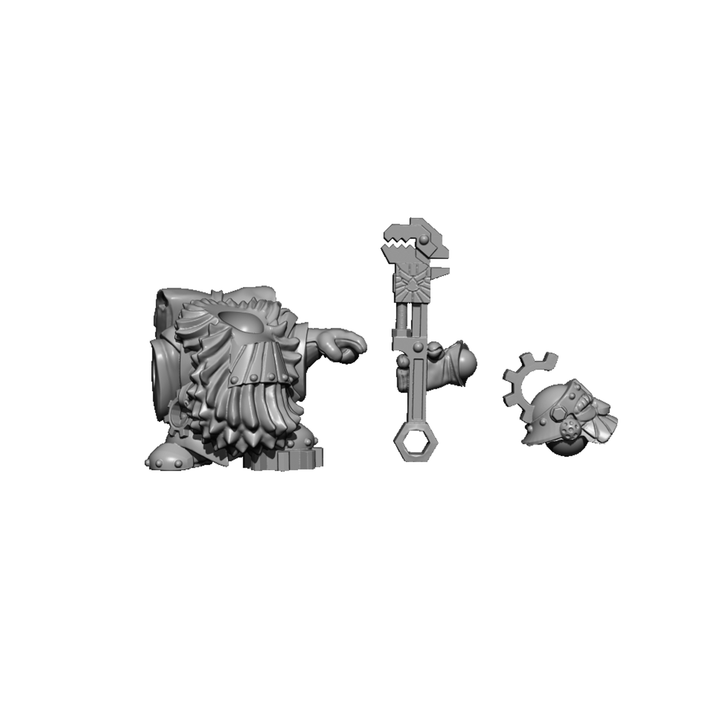 3D Printable Dwarf Engineer 4 by MOMminiatures