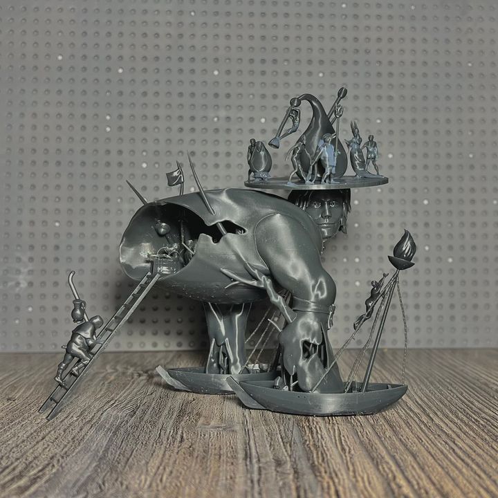 3D Printable Hollow Tree from Hieronymus Bosch art by Gabriel Garcia
