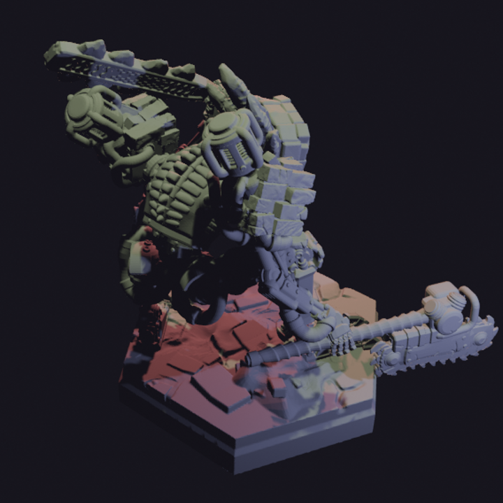 3D Printable LANCER AZTECH MECH by La voie du crane