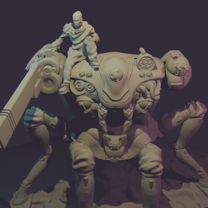 3D Printable LANCER DEATH HEAD by La voie du crane