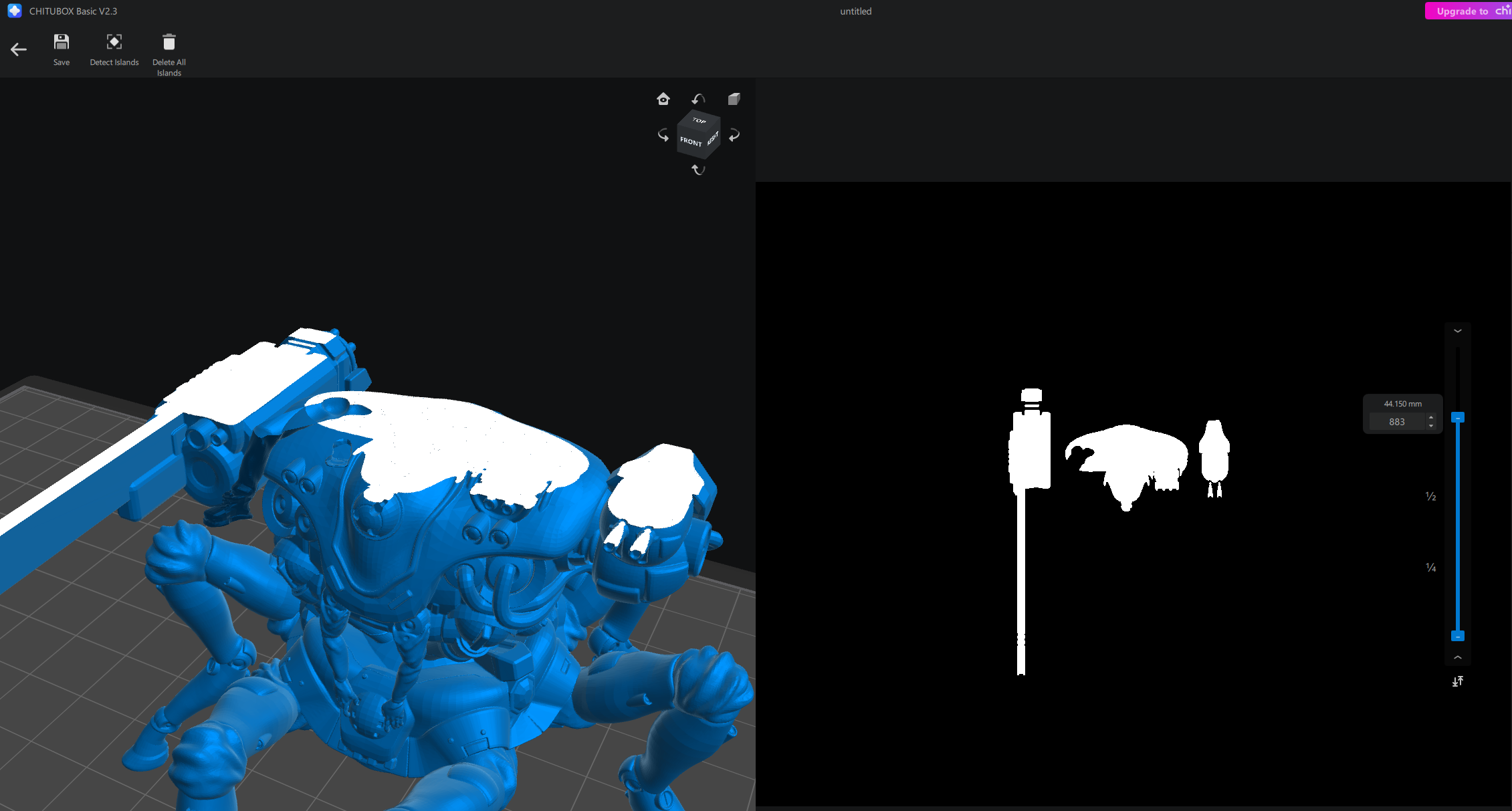 3D Printable LANCER DEATH HEAD by La voie du crane