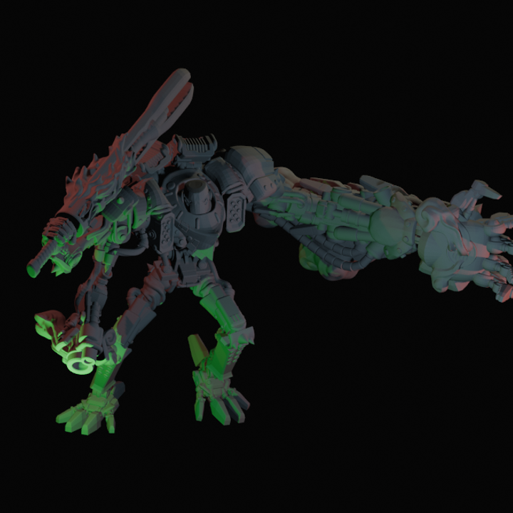 3D Printable LANCER EMPAKAAI by La voie du crane