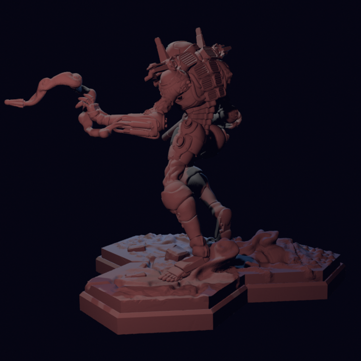 3D Printable LANCER MONARCH by La voie du crane