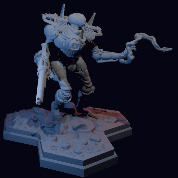 3D Printable LANCER MONARCH by La voie du crane