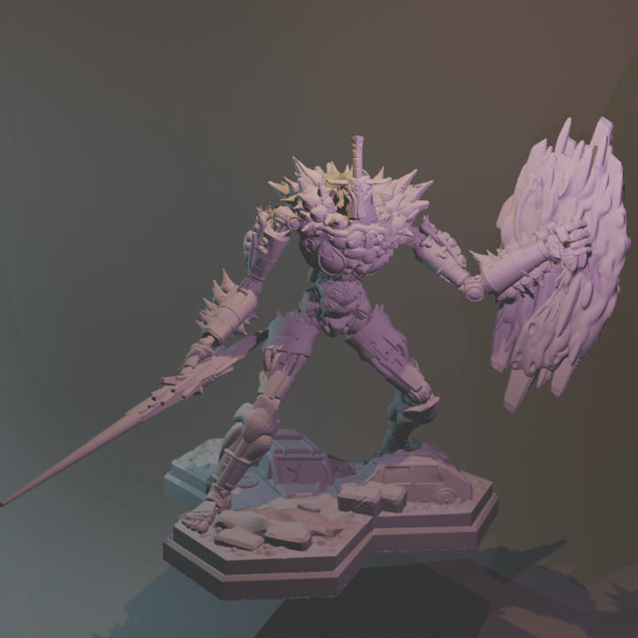 3D Printable LANCER WHITE WITCH by La voie du crane