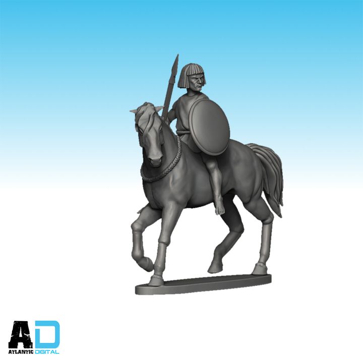 3D Printable Numidian Skirmisher Cavalry by Wargames Atlantic