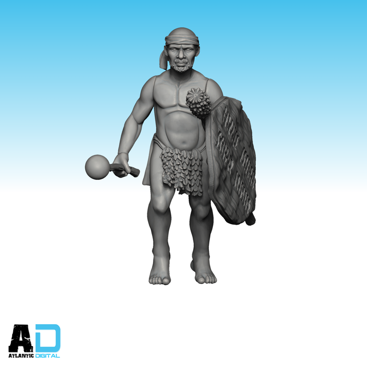 3D Printable Natal Native Contingent by Wargames Atlantic