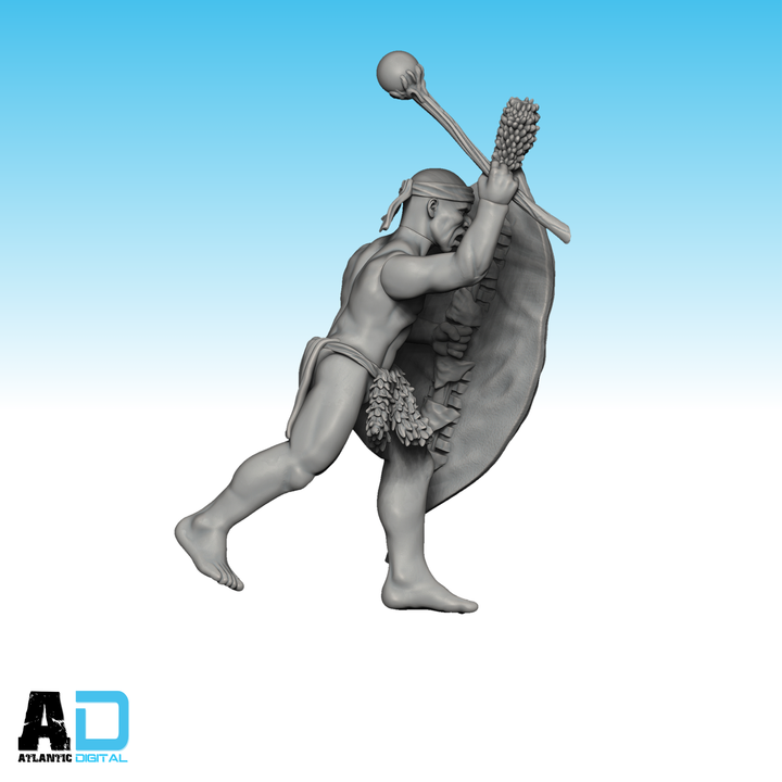 3D Printable Natal Native Contingent by Wargames Atlantic