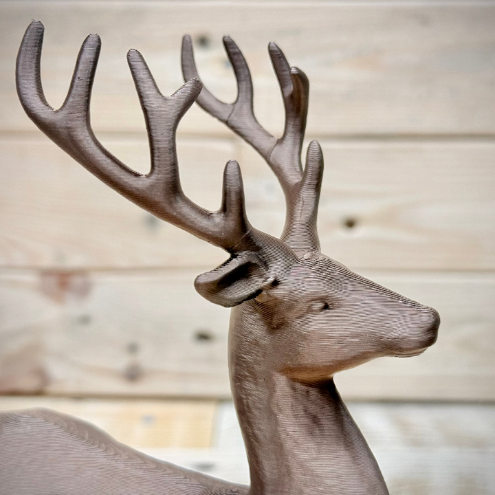 3D Printable Stag Decor by ENIQUE3D