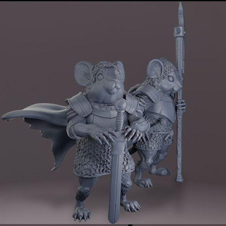 3D Printable Mouse Guard by Mythologic Arts
