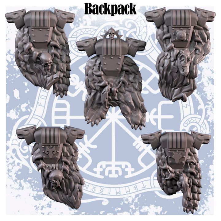 3D Printable Wolf Scout Backpacks by Sergeant Hammer