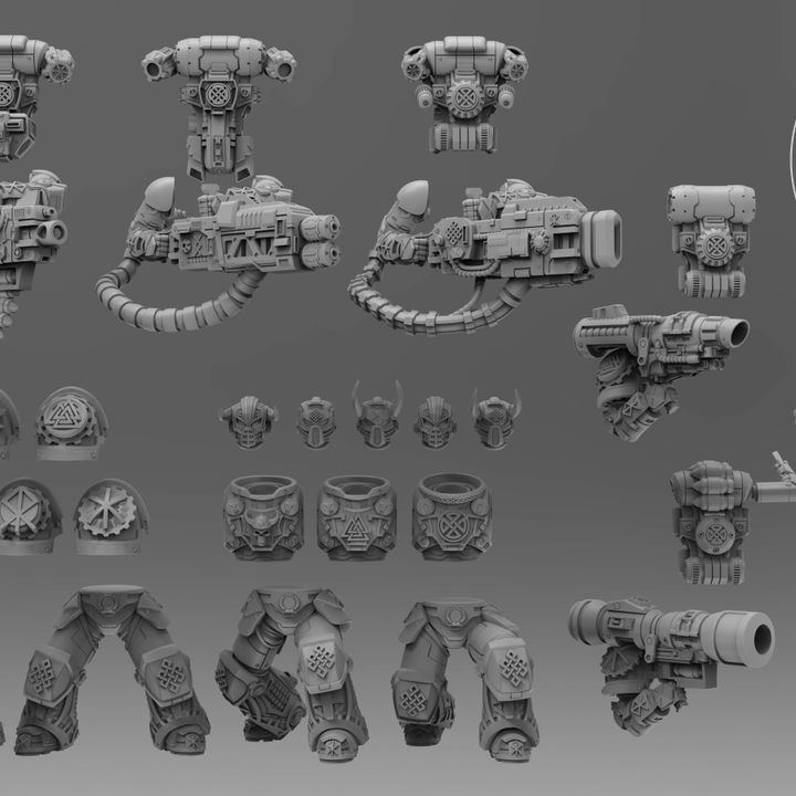 3D Printable Asgardian Demolishers by Atlan Forge