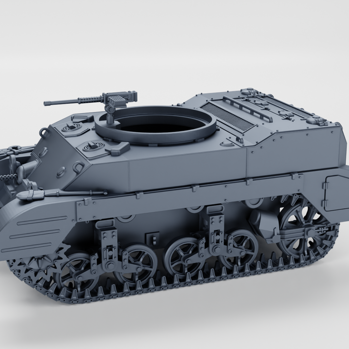 3D Printable Stuart Mark VI Kangaroo (US, WW2) by Wargame3d