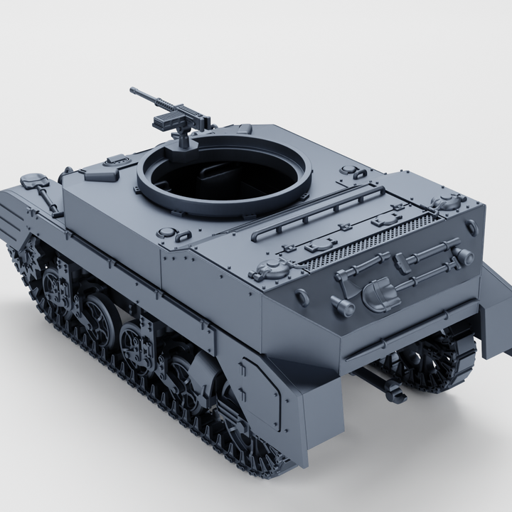 3D Printable Stuart Mark VI Kangaroo (US, WW2) by Wargame3d