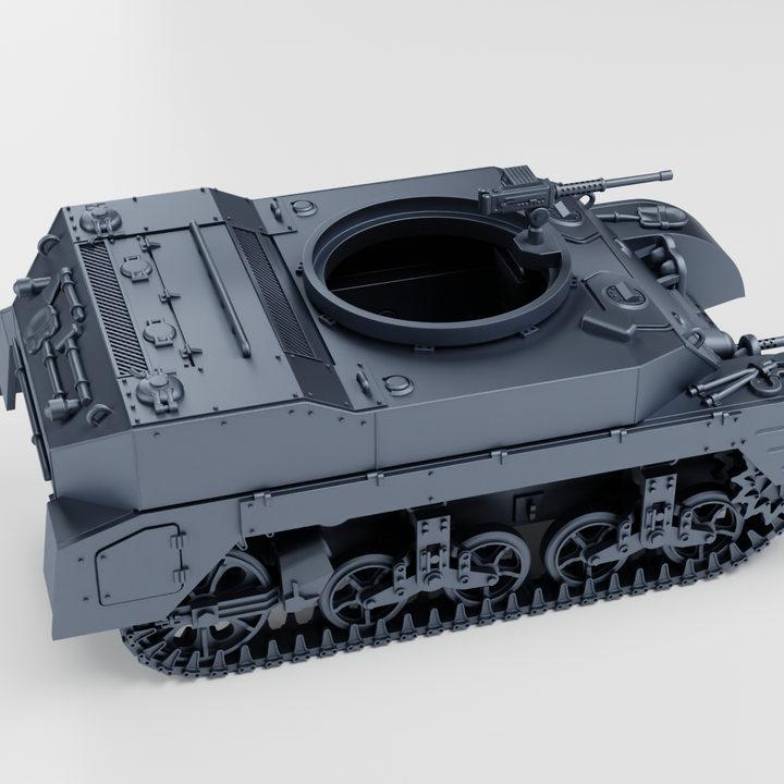 3D Printable Stuart Mark VI Kangaroo (US, WW2) by Wargame3d