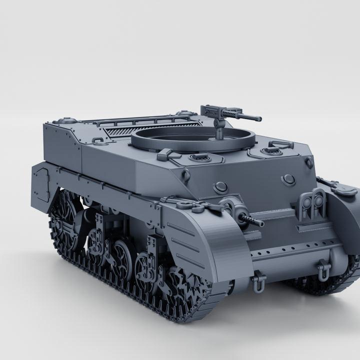 3D Printable Stuart Mark VI Kangaroo (US, WW2) by Wargame3d