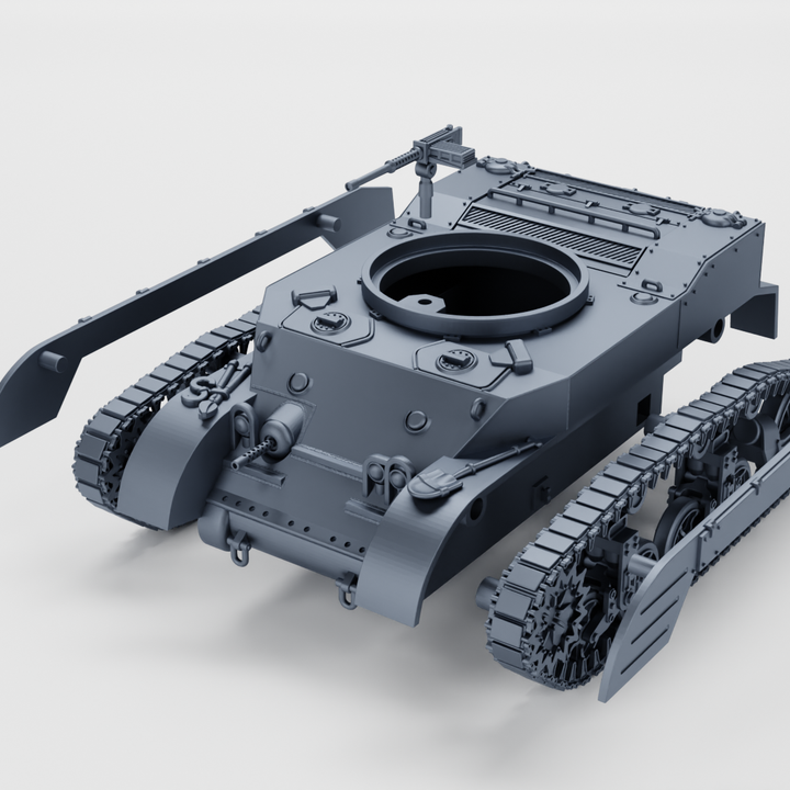 3D Printable Stuart Mark VI Kangaroo (US, WW2) by Wargame3d