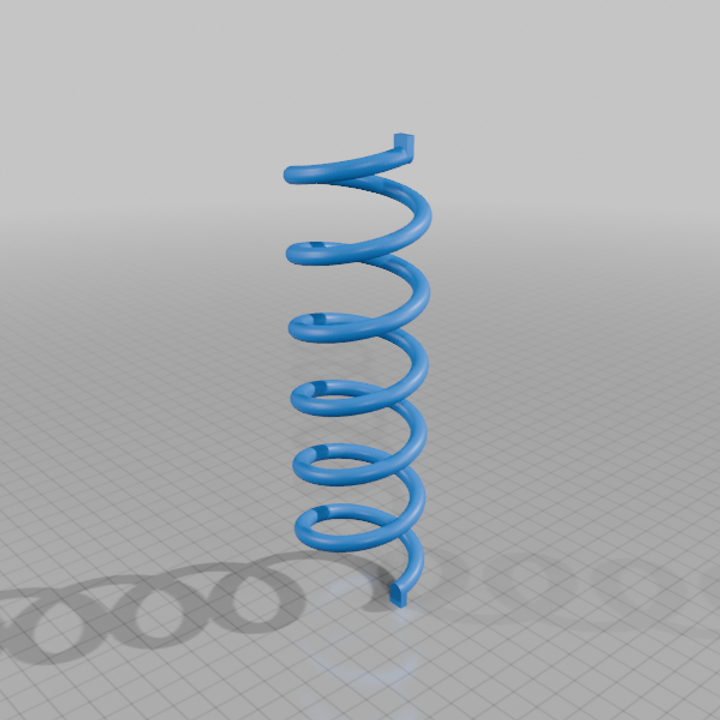 3D Printable Shock Absorber MOCK UP Display by Elian Briceno