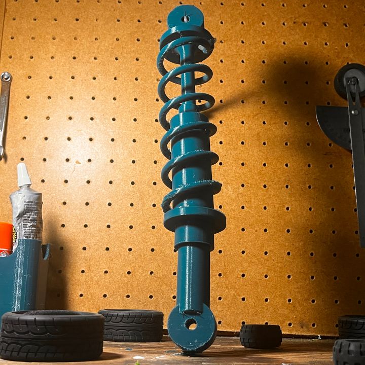 3D Printable Shock Absorber MOCK UP Display by Elian Briceno