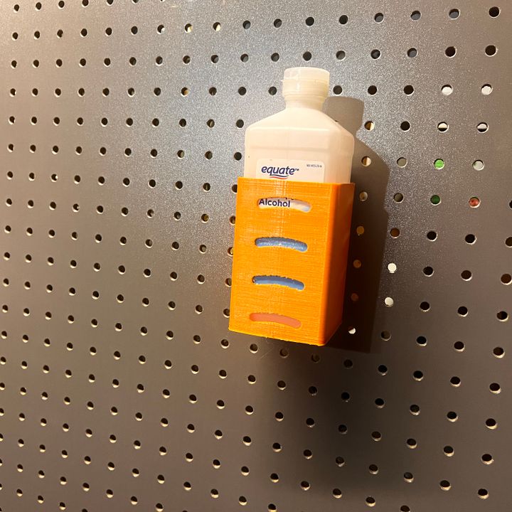 3D Printable Container For Rubbing Alcohol by Elian Briceno