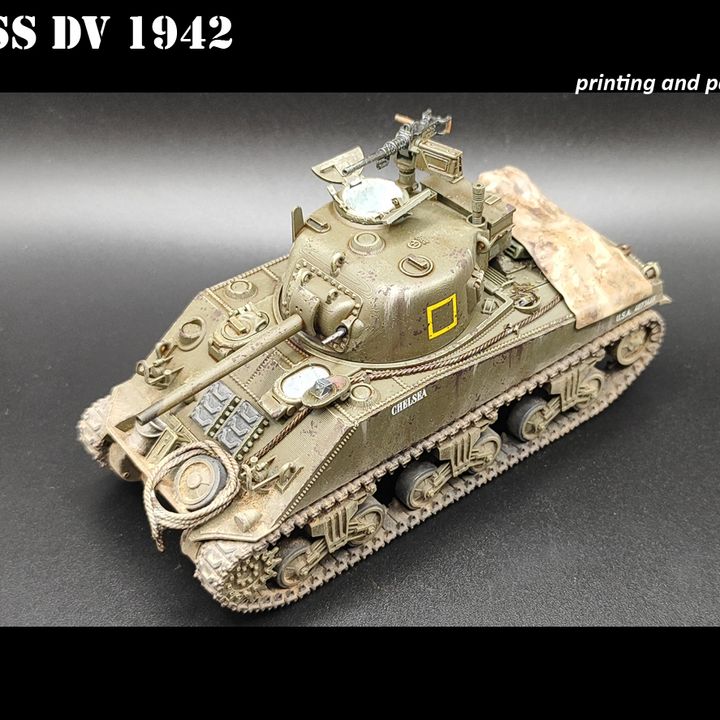 3D Printable Sheramn M4A4 VVSS DV by Counlane Models