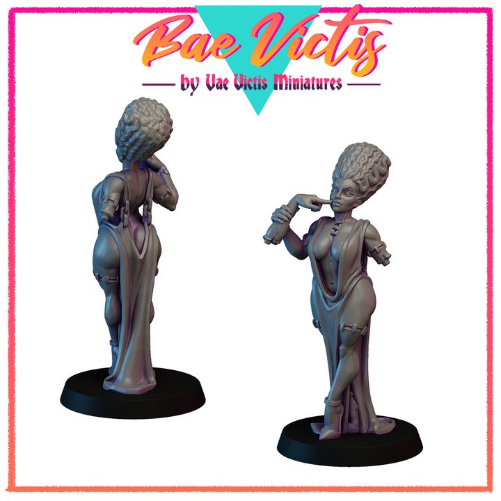 3D Printable Bae Victis : Undead Bride 32MM and 75MM [PRE-SUPPORTED] by ...