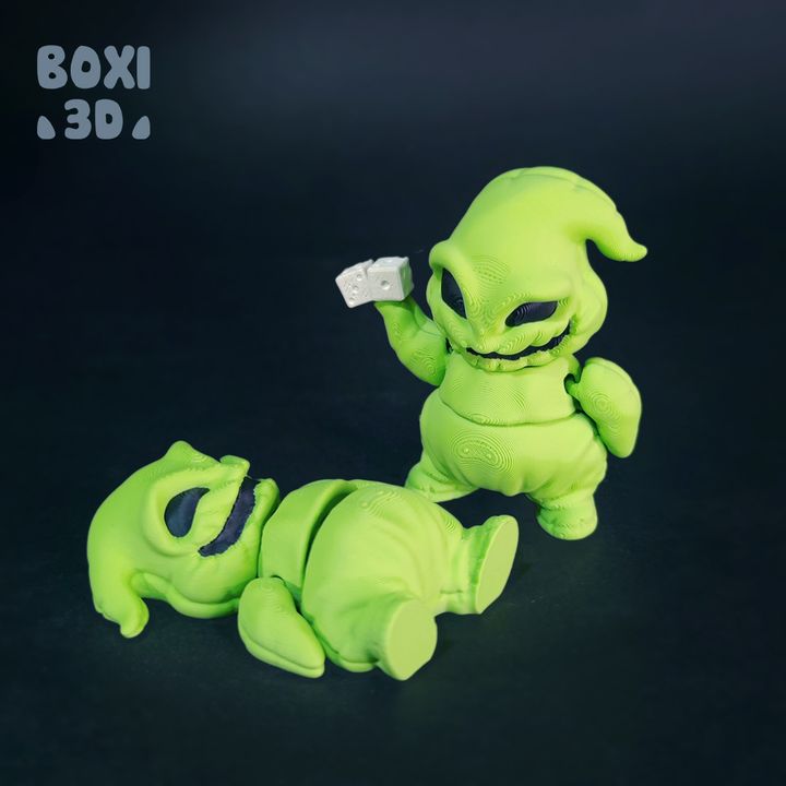 3D Printable Oogie Boogie - flexi - articulated - cute - STL file for ...