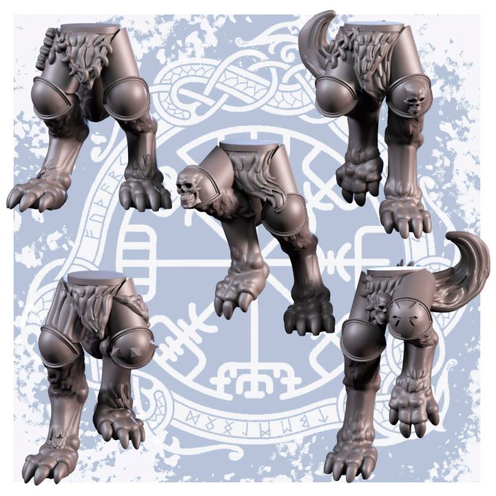 3D Printable Werewolf Legs by Sergeant Hammer
