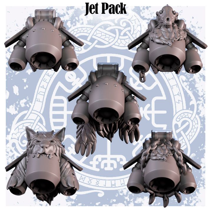 3D Printable Wolf Jetpack by Sergeant Hammer