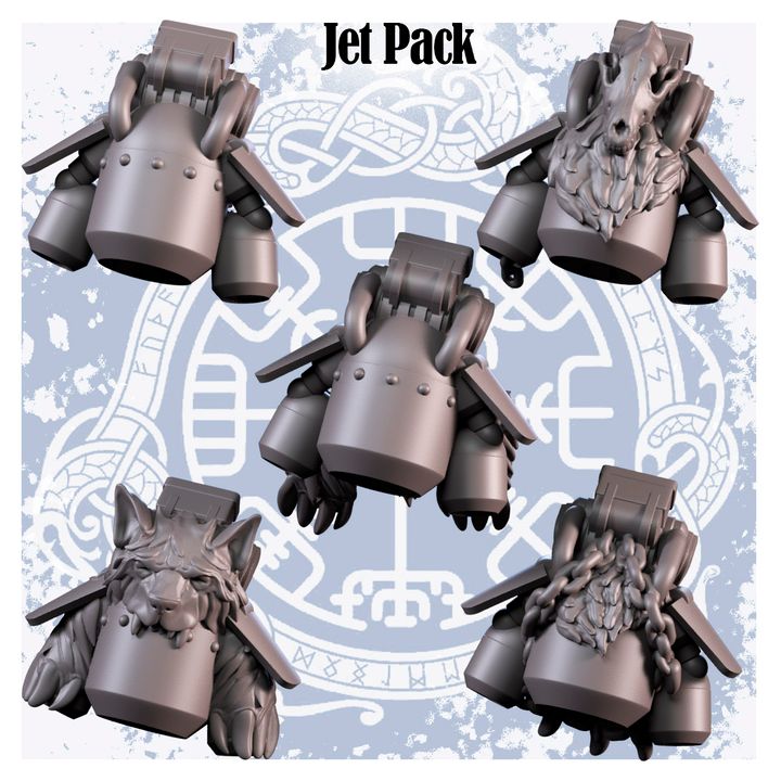 3D Printable Wolf Jetpack by Sergeant Hammer