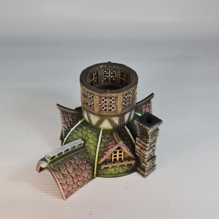 3D Printable Parsley and Thyme Cottage - Medieval Town Set by Adrian