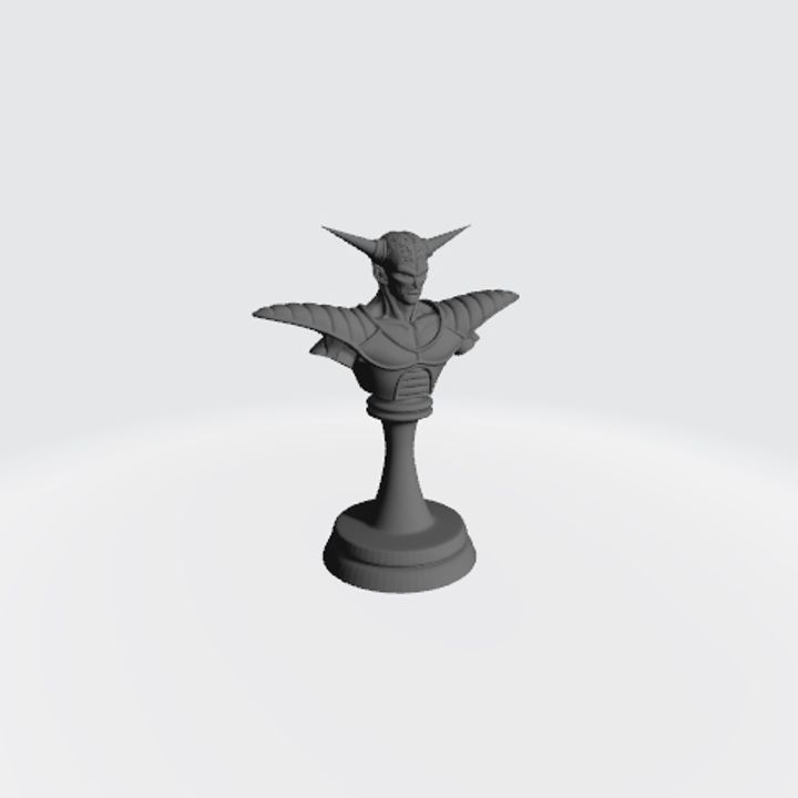 3D Printable DBZ Chess Piece Black Rook by Graybull89