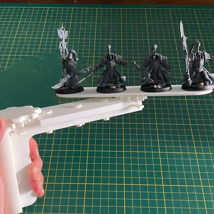 3D Printable Rotating spray painting priming handle stick with ...