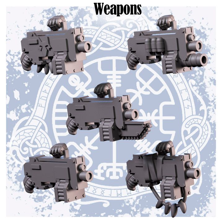 3D Printable Wolf heavy gun by Sergeant Hammer