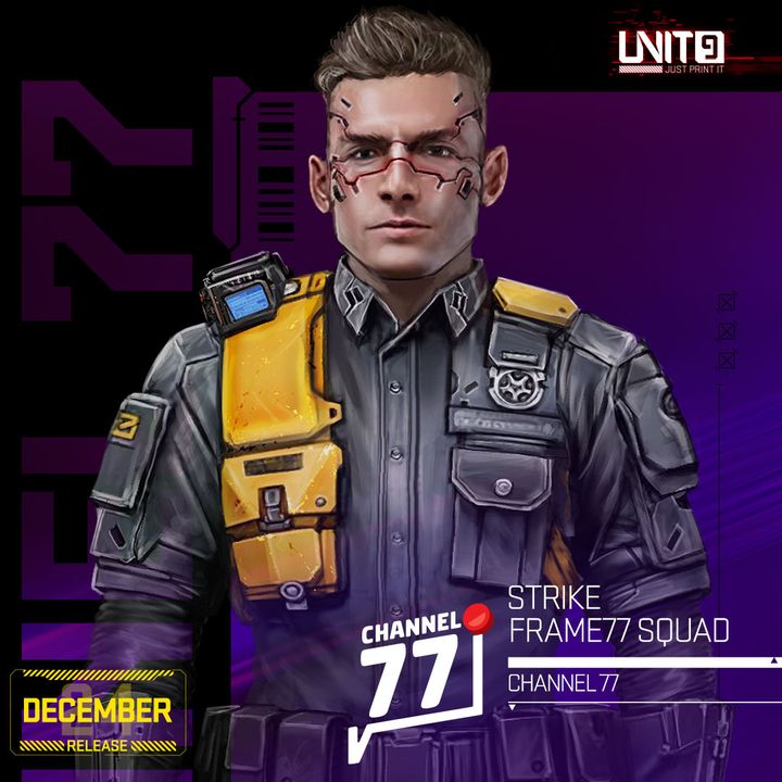 3D Printable Cyberpunk - Strike Frame 77 squad - Channel 77 Media Group ...