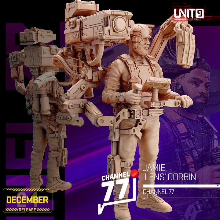 3D Printable Cyberpunk - Jamie "Lans" Corbin - Channel 77 Media Group ...