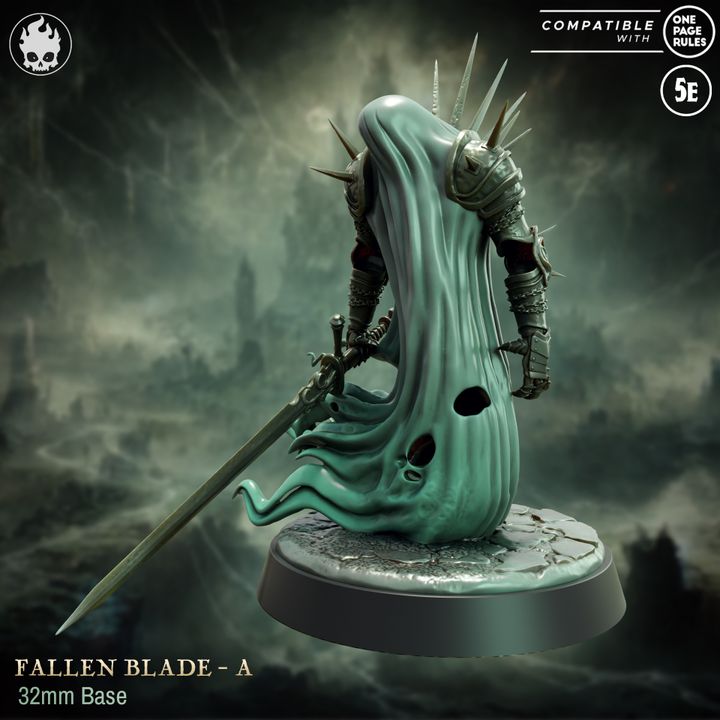 3D Printable Fallen Blades - Presupported by Fleshcraft Studio
