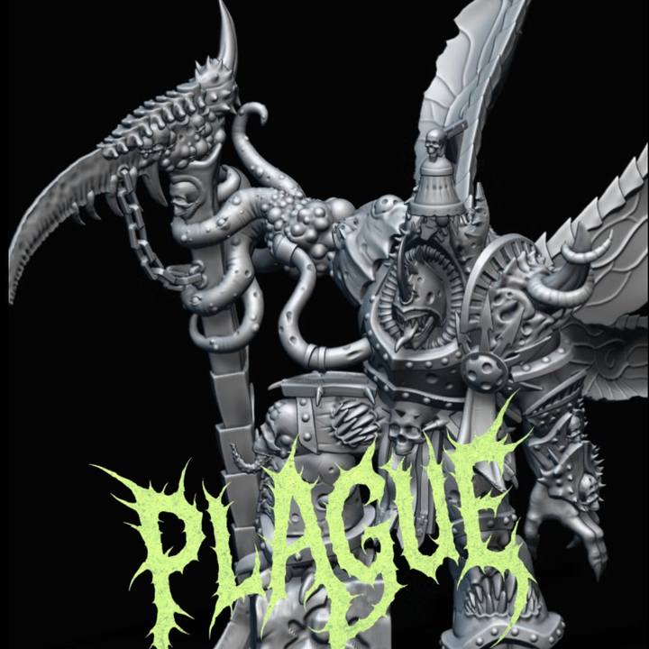 3D Printable Demon Prince of Plague by Jackburton