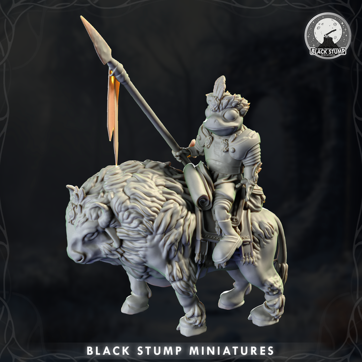 3D Printable Uuwep-From-The-Delta and Rockbiter, the War Bison + 5E ...