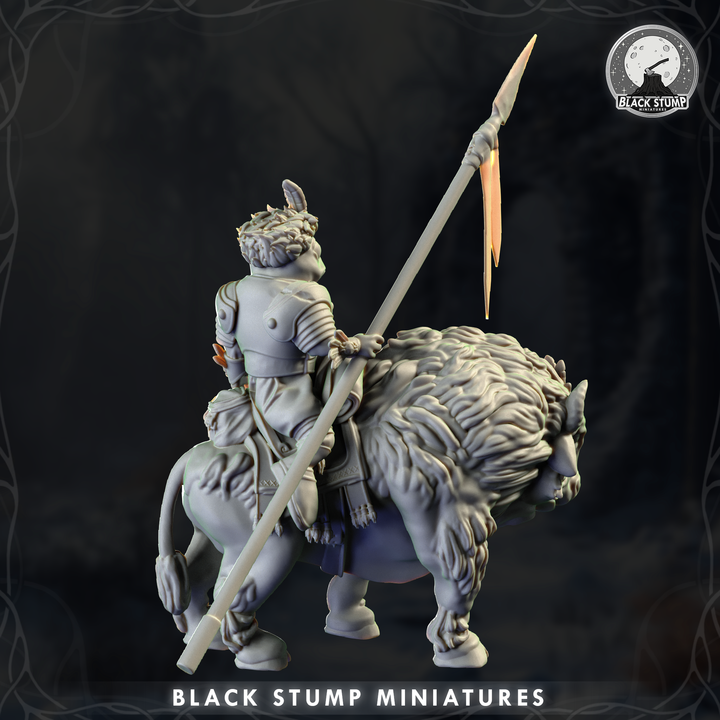 3D Printable Uuwep-From-The-Delta and Rockbiter, the War Bison + 5E ...