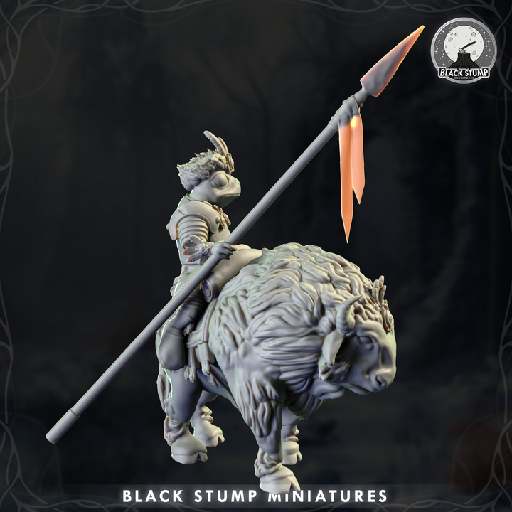 3D Printable Uuwep-From-The-Delta and Rockbiter, the War Bison + 5E ...