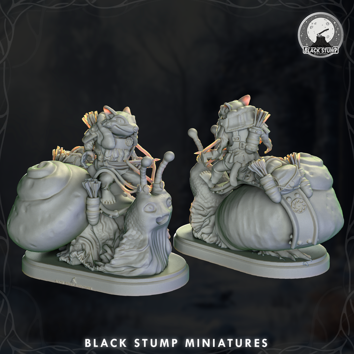 3D Printable Clackety-clak with Ummo, the Riding Snail! + 5E Race ...